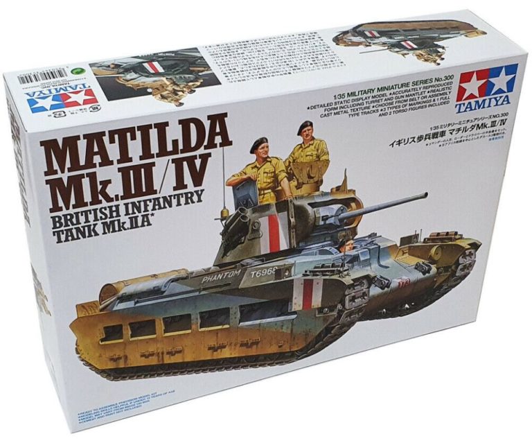 Tamiya-1:35-Matilda-Mk-III-IV-British-Infantry-Tank-Military-35300
