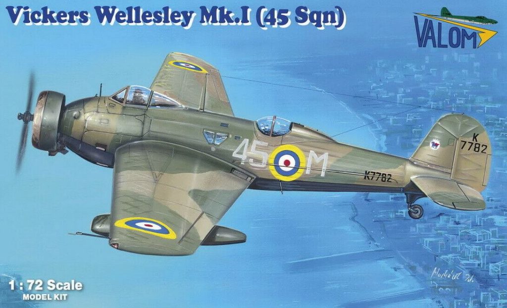Valom-1:72-Vickers-Wellesley-Mk-I-decals-for-45-Sqn-AND-76-Sqn-72158
