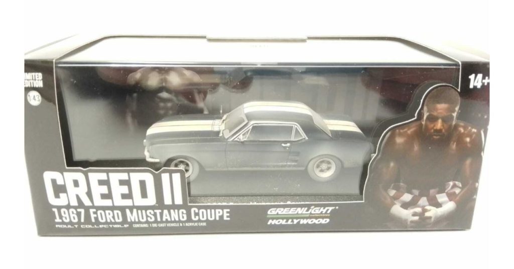 Greenlight-86621-1:43-1967-Ford-MUSTANG-Coupe-Creed-II-Black-White ...