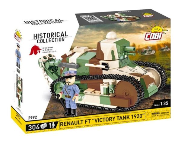 COBI-2992-1:35-Historical-Collection-Renault-FT-Victory-Tank-1920-302 ...