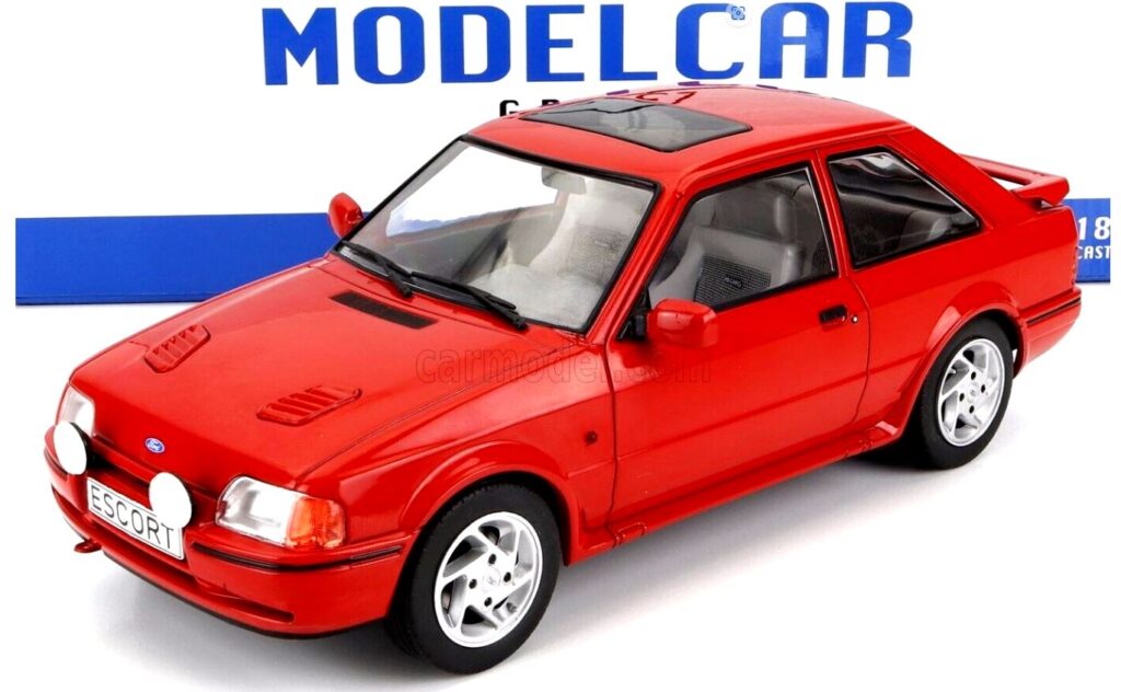 Model-Car-Group-18273-1:18-Scale-Ford-Escort-RS-Turbo-S2-1990-Red