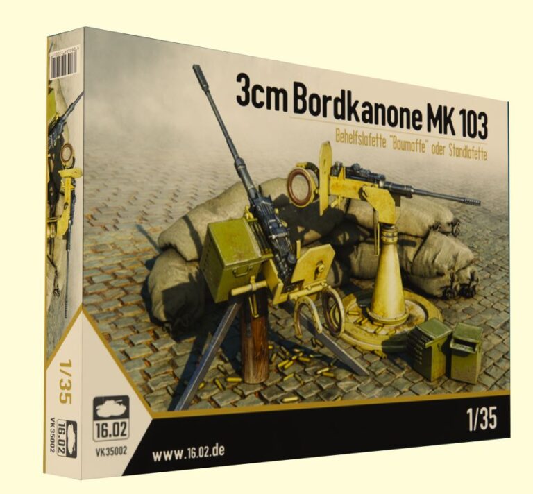 Custom-scale-VK35002-1:35-3cm-Bordkanone-MK-103-2-in-1