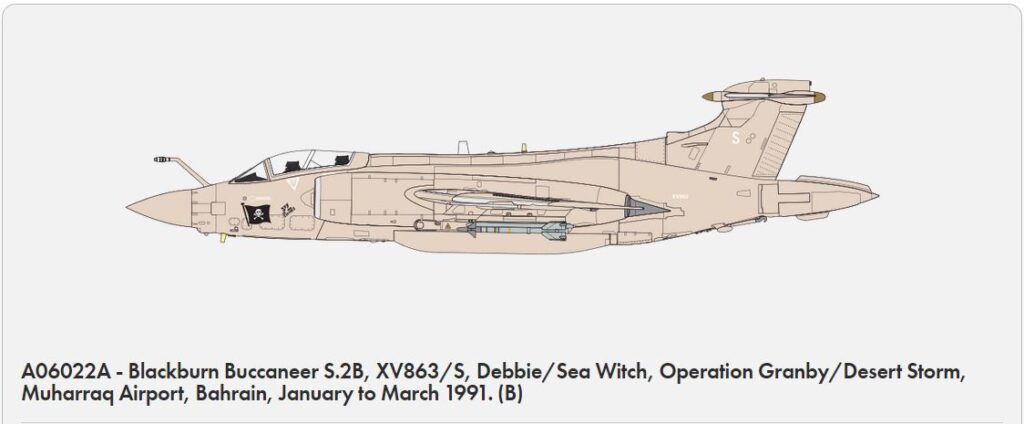 AIRFIX-A06022A-1:72-Blackburn-Buccaneer-S-2B-GULF-WAR