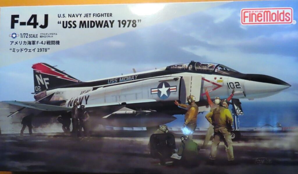 Fine-molds-72743-1:72-U.S-NAVY-F-4J-PHANTOM-USS-MIDWAY-1978