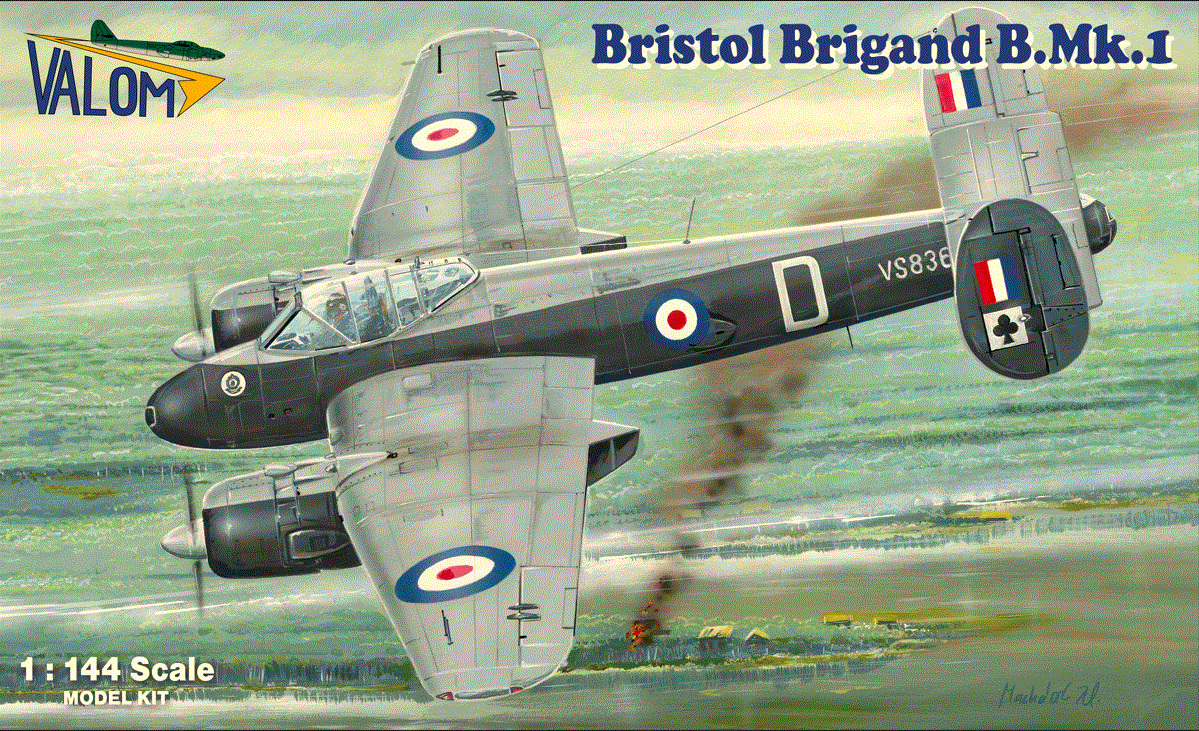 VALOM-14432-1:144-Bristol-Brigand-B-Mk-1
