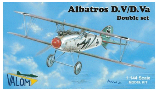 VALOM-1:144-ALBATROS-D-V-D-Va-Double-Set-14406-Plastic-resin-etch-WWI.