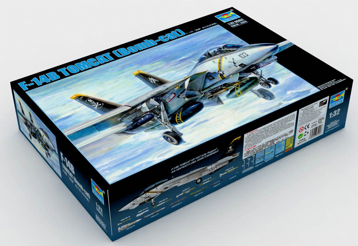 Trumpeter-03202-1:32-F-14B-Tomcat-Bombcat-Model-Kit