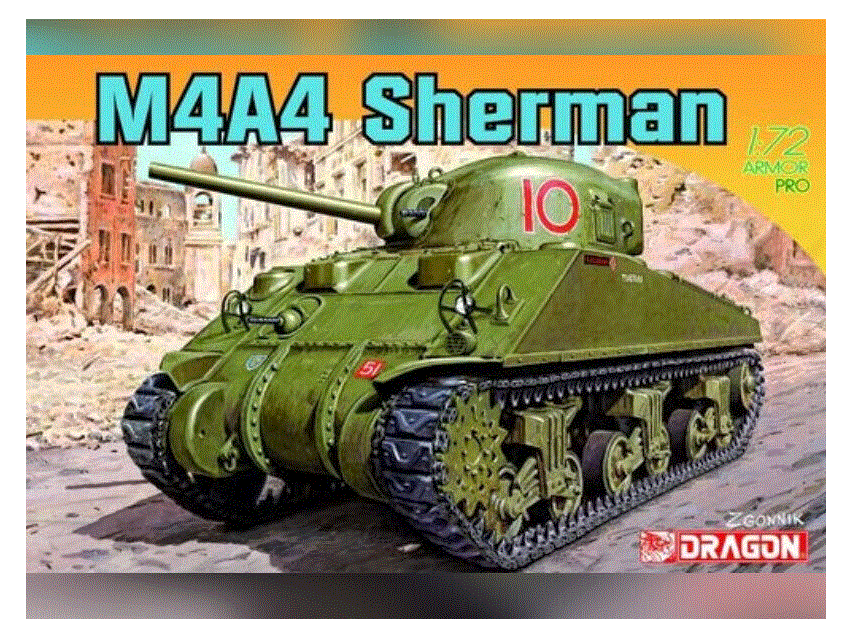 Dragon-7311-1:72-M4A4-Sherman-Tank