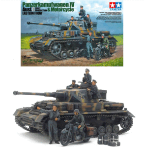 Tamiya-25209-1:35-Panzer-PzKpfw-IV-Ausf-G-Early-and-Motorcycle-Model-Kit