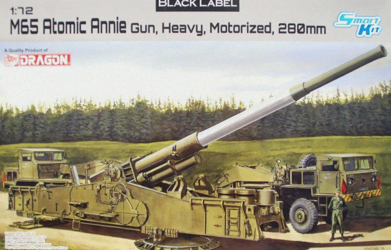 Dragon-7484-1:72-US-Army-M65-Atomic-Annie-Gun