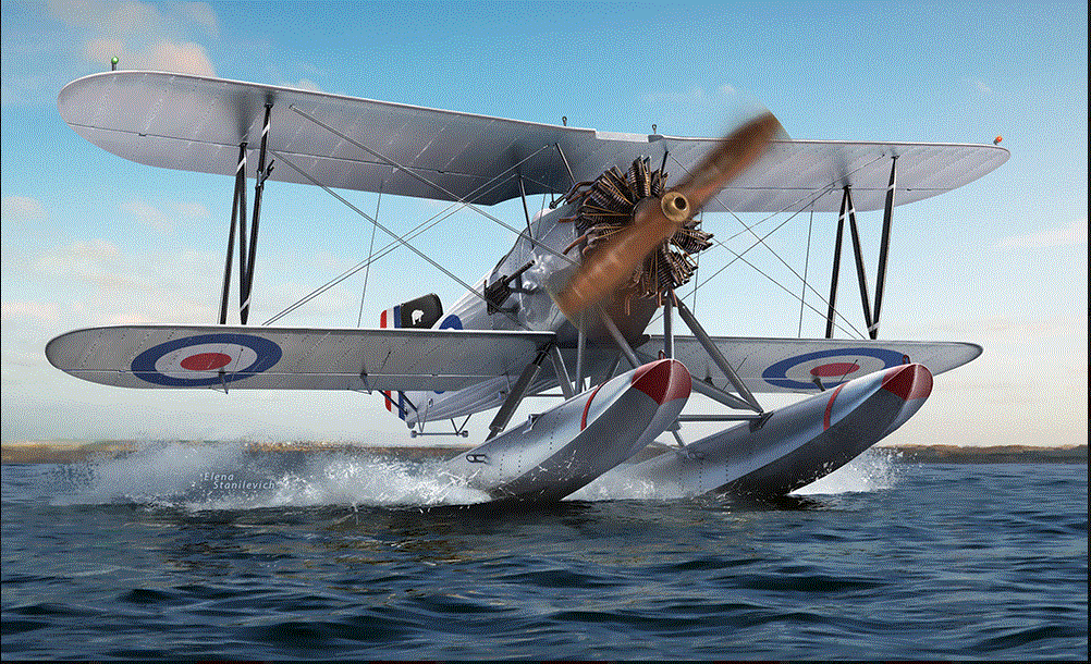ARMORY-MODELS-48004-1:48-Fairey-Flycatcher-British-Interwar-FAA-Floatplane-Fighter-Late-Version