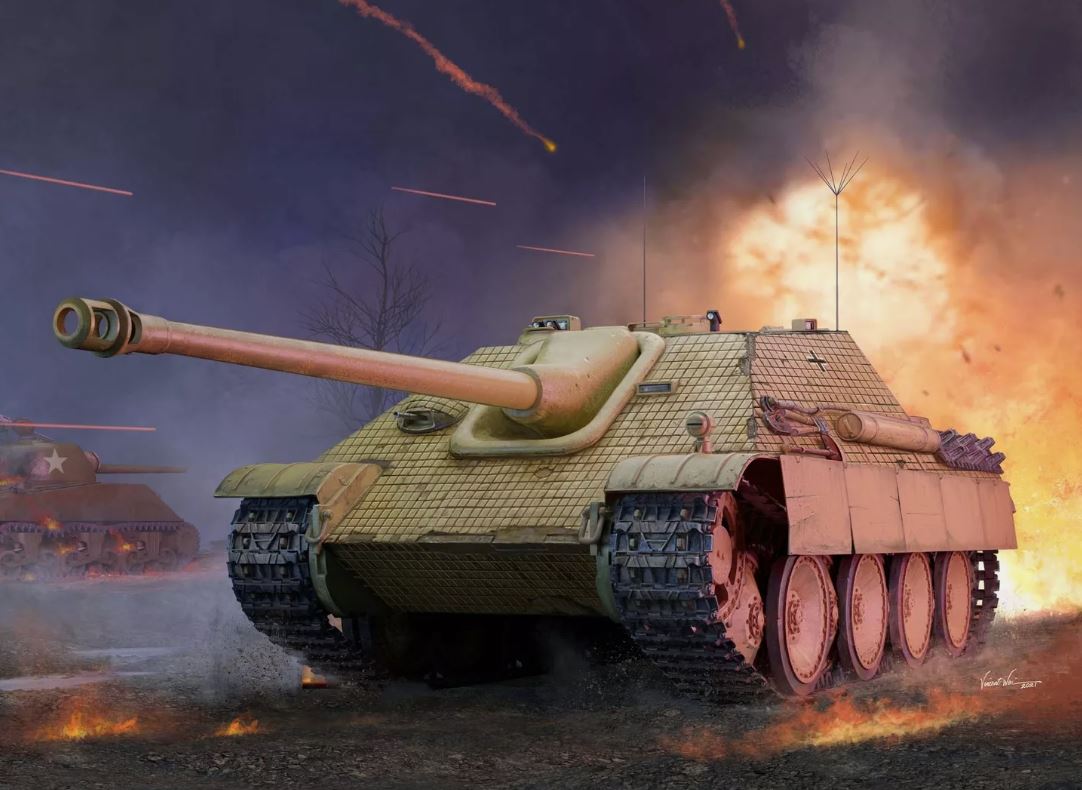 Trumpeter-00934-1:16-GERMAN-SD-KFZ-173-JAGDPANTHER-EARLY-VERSION-WITH-INTERIOR