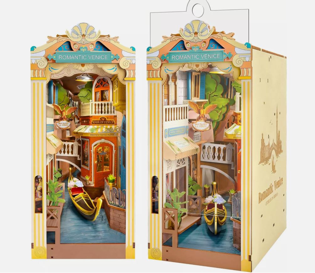 Rolife-TGB08-Book-Nook-Kit-for-Adults-Romantic-Venice-Kit-DIY-House