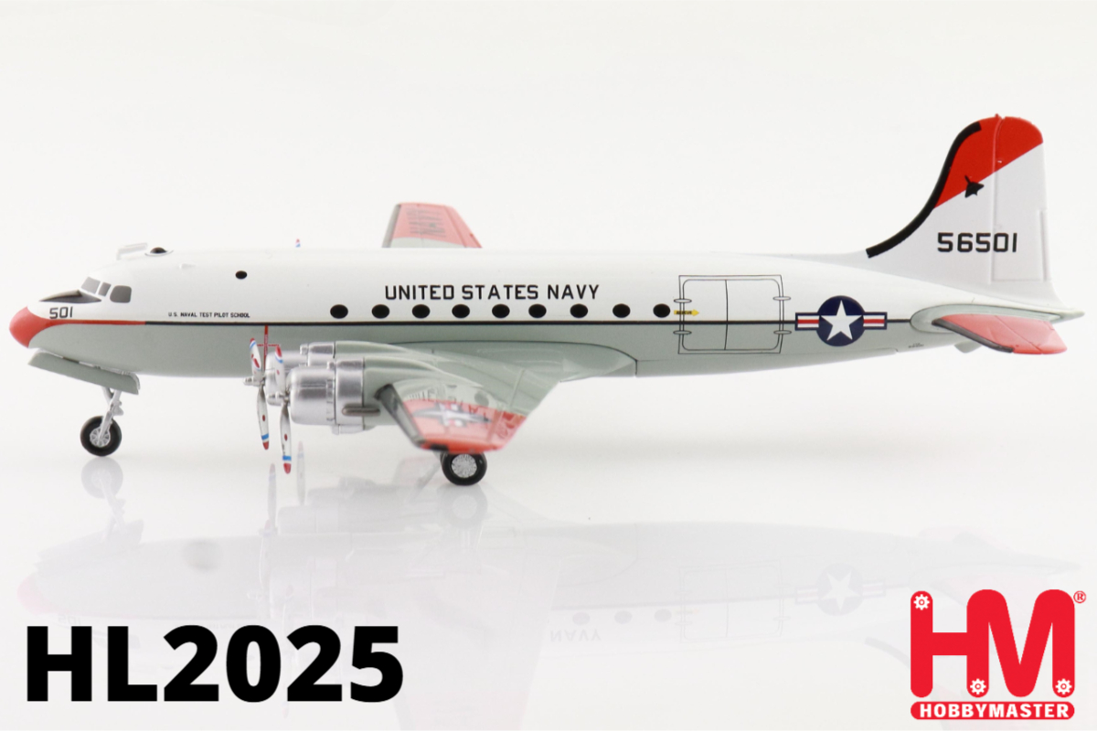 HOBBY-MASTER-HL2025-1:200-Douglas-C-54Q-Skymaster-USN-Test-Pilot-School ...
