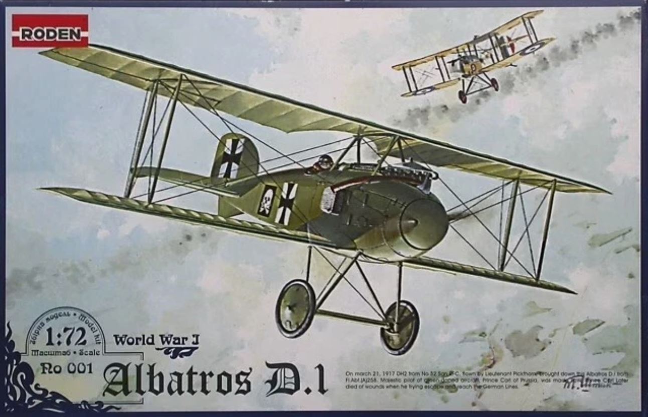 Roden-001-1:72-WW1-German-Fighter-Aircraft-Albatros-D.I