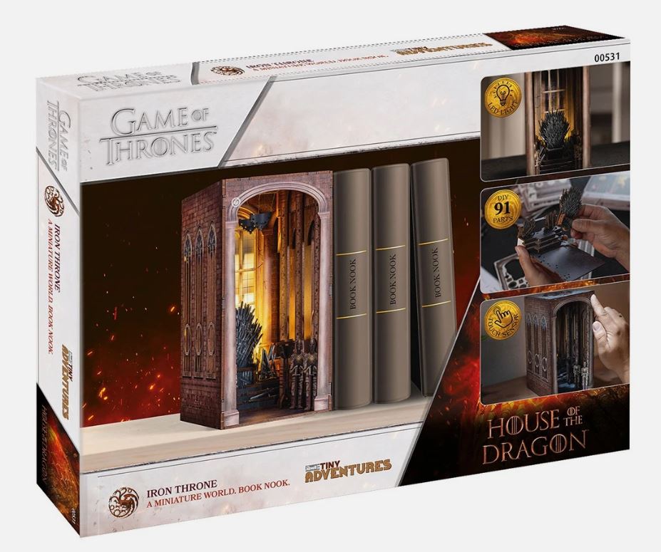 Revell-Game-of-Thrones-Iron-Throne-Book-Nook-Wooden-Revell-Model-Kit