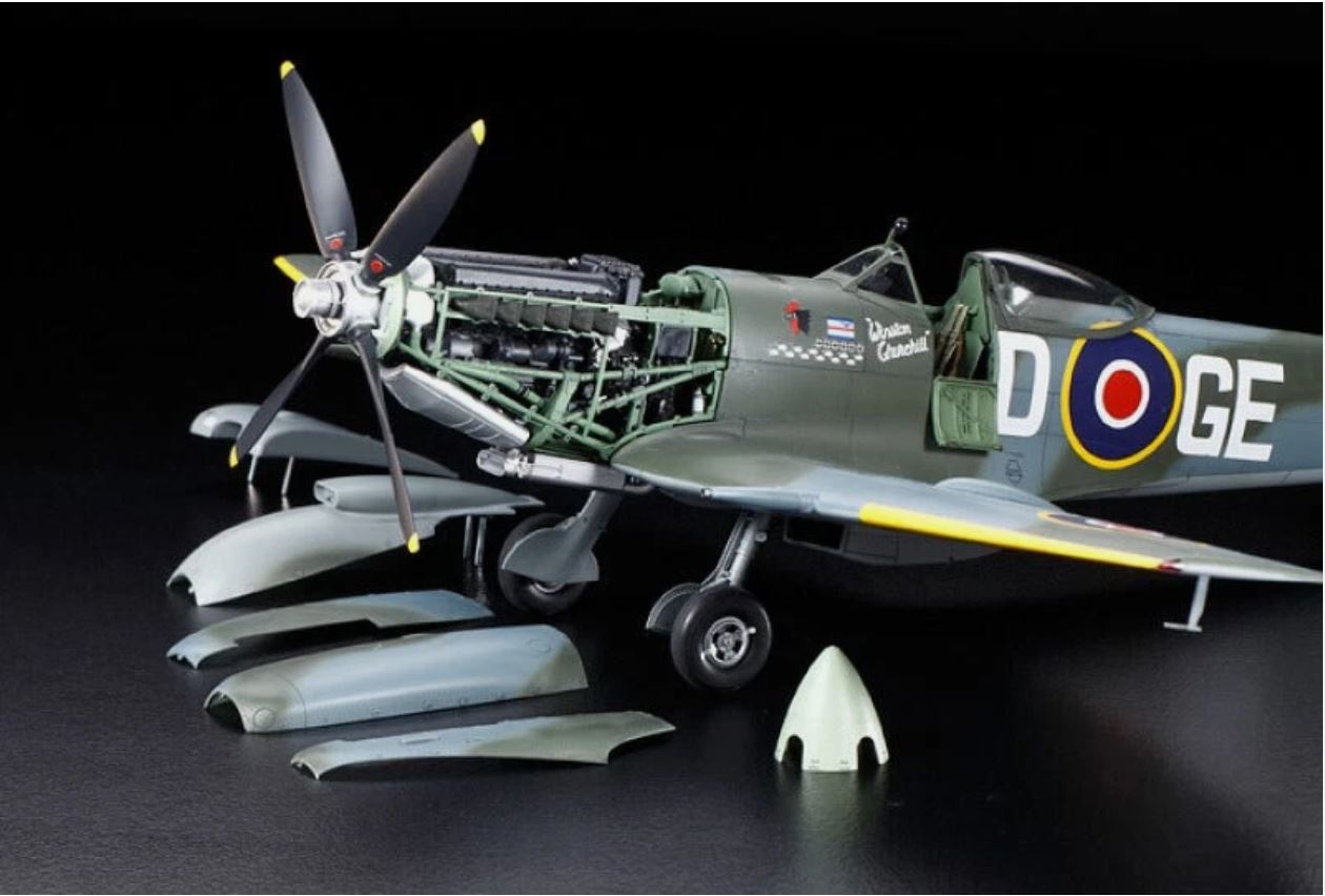 TAMIYA-60321-1:32-Royal-Air-Force-Spitfire-MK-XVIe-Aircraft-Model-Kit