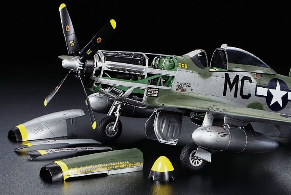 Tamiya-60322-1:32-USAAF-P-51D-Mustang-Model-Aircraft-Kit